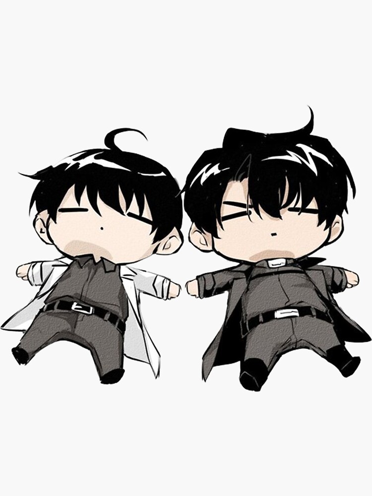 "Omniscient reader's viewpoint Kim Dokja Yoo Joonghyuk" Sticker for ...