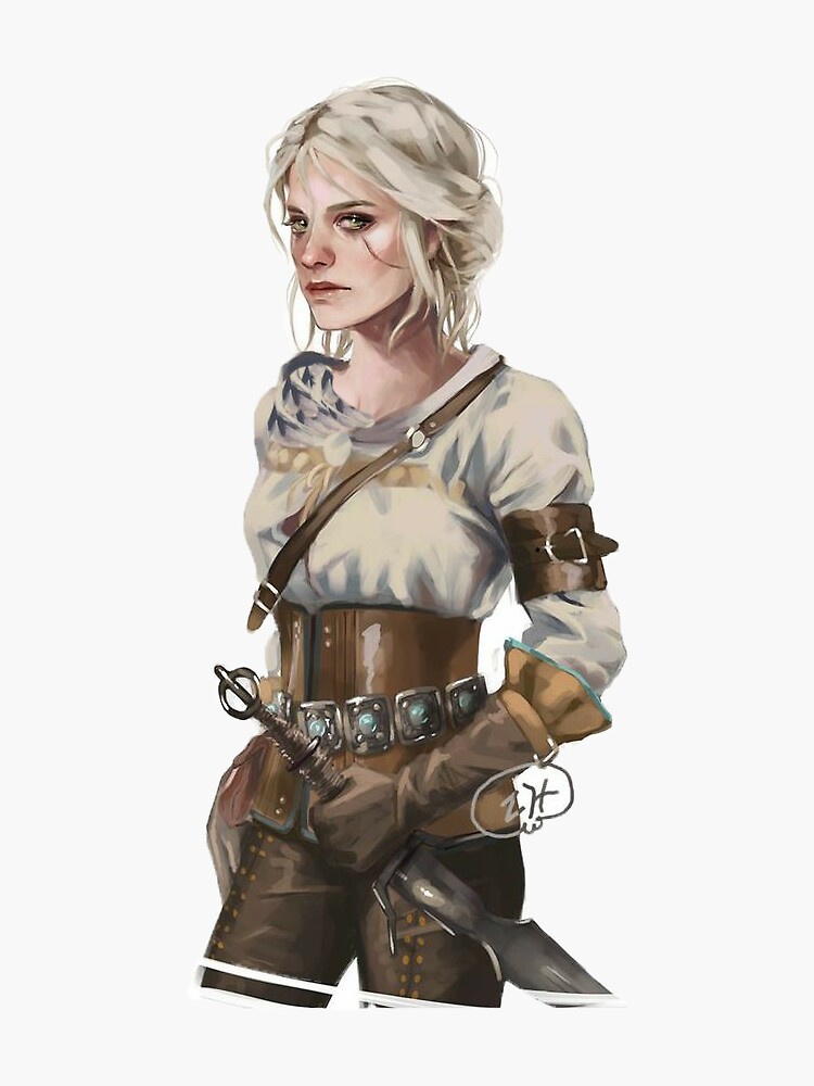 "ciri blade" Sticker for Sale by Monadupon | Redbubble