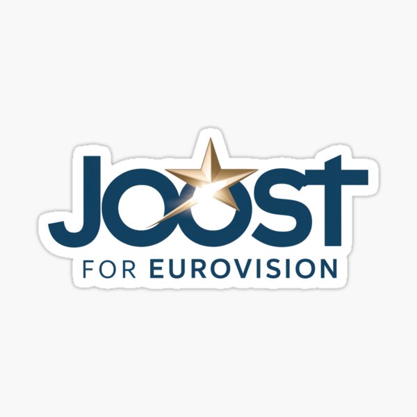 "Joost For Eurovision" Sticker for Sale by yessytenra | Redbubble