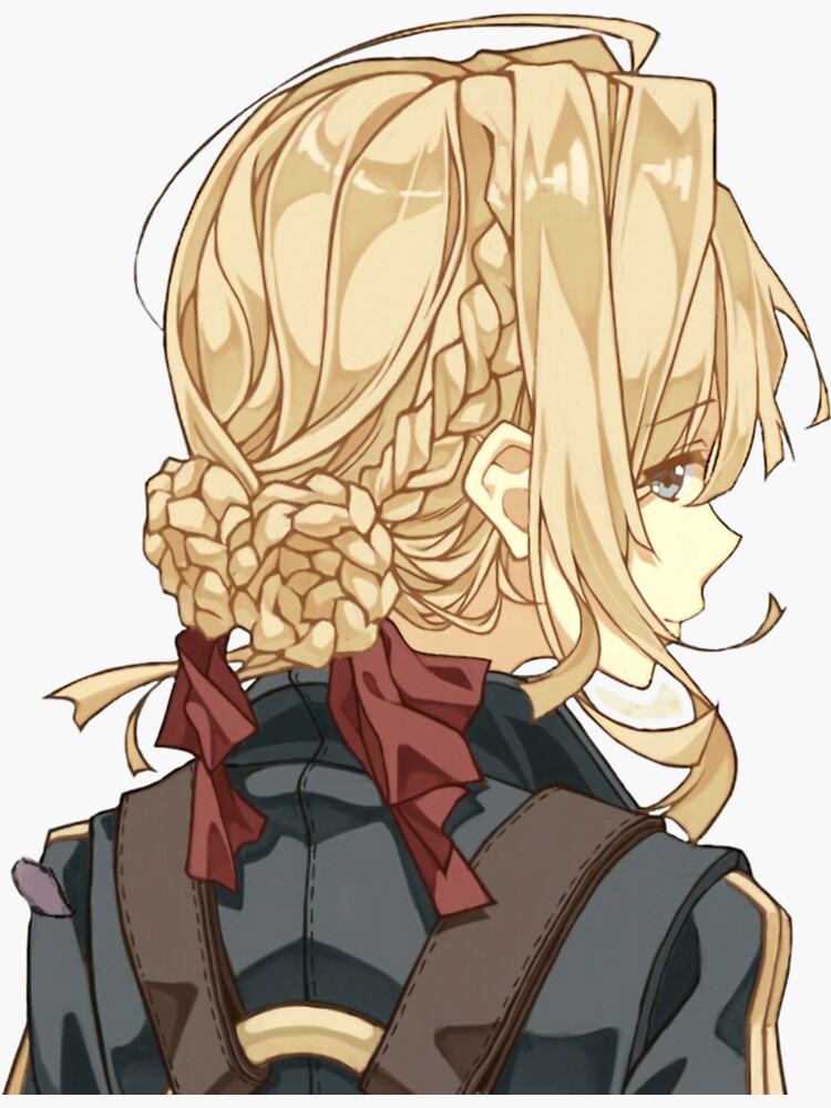 "Violet Evergarden Beautiful Anime Design" Sticker for Sale by ...