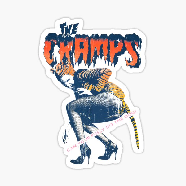 "The Cramps Vintage" Sticker for Sale by silulukmata | Redbubble