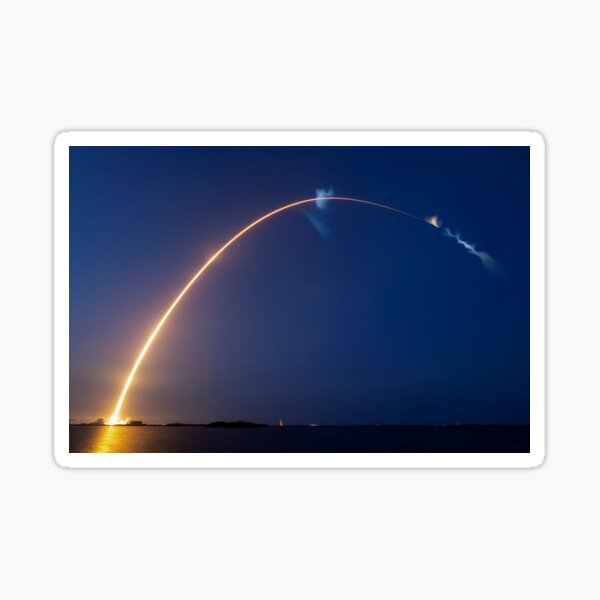 "SpaceX Starlink Launch" Sticker for Sale by Star-Citizen | Redbubble