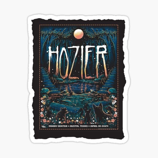 "Hozier Tampa May 2024 Show" Sticker for Sale by HailieCallan | Redbubble