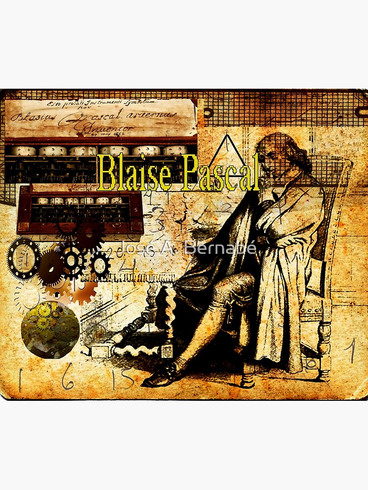 "Blaise Pascal" Poster by jose-bernabe28 | Redbubble