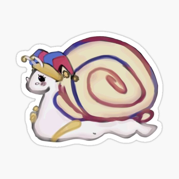 "TADC pomni snail" Sticker for Sale by boonchuys | Redbubble