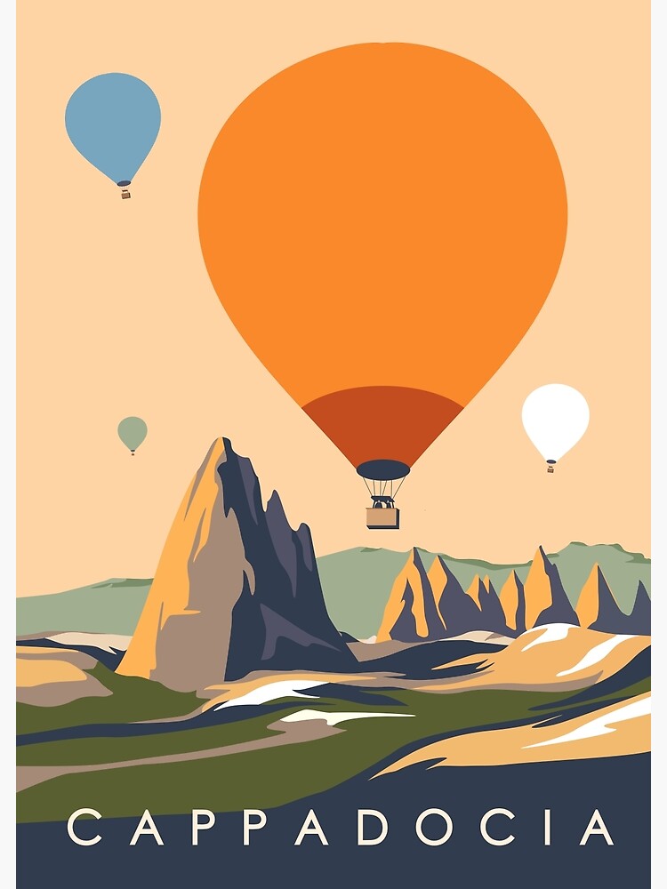 "Cappadocia" Poster for Sale by zakariaazis | Redbubble