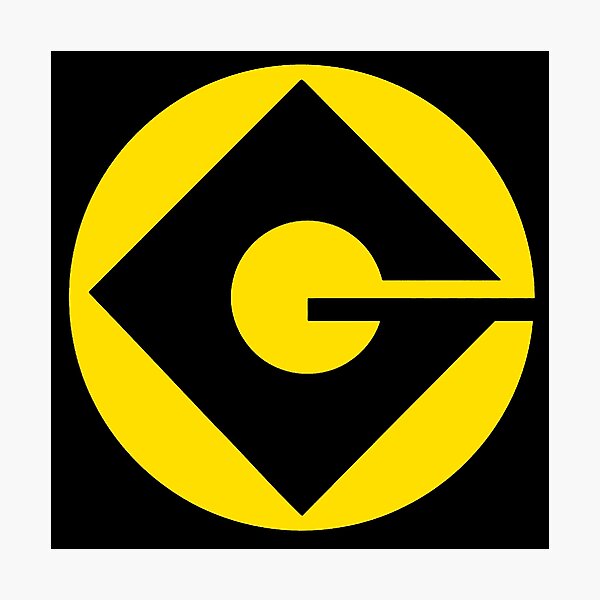 "Gru G Symbol" Photographic Print for Sale by SterkalaPress | Redbubble