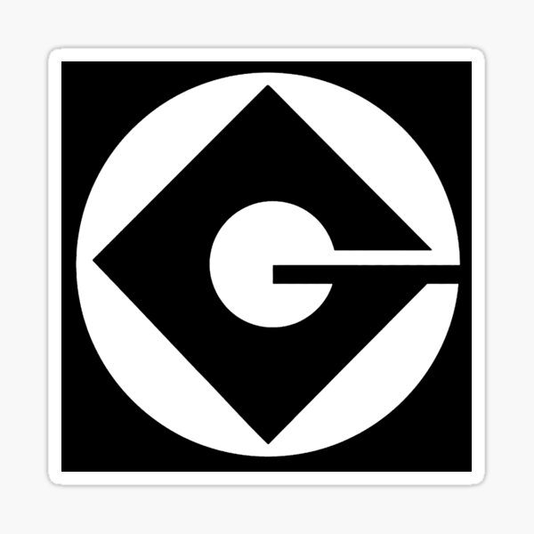 "Gru G Symbol" Sticker for Sale by SterkalaPress | Redbubble