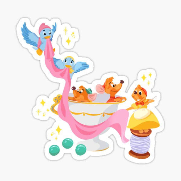 "Cinderella" Sticker by mafervicenttin | Redbubble