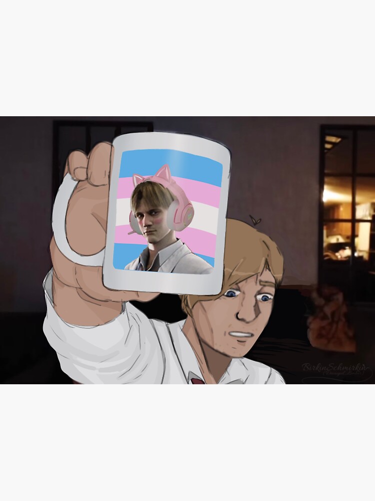 "Trans William Birkin meme" Sticker for Sale by BirkinSchmirkin | Redbubble
