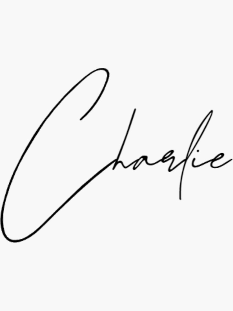 "Unleash Your Inner Artist with "Charlie's Signature" - A One-of-a-Kind ...