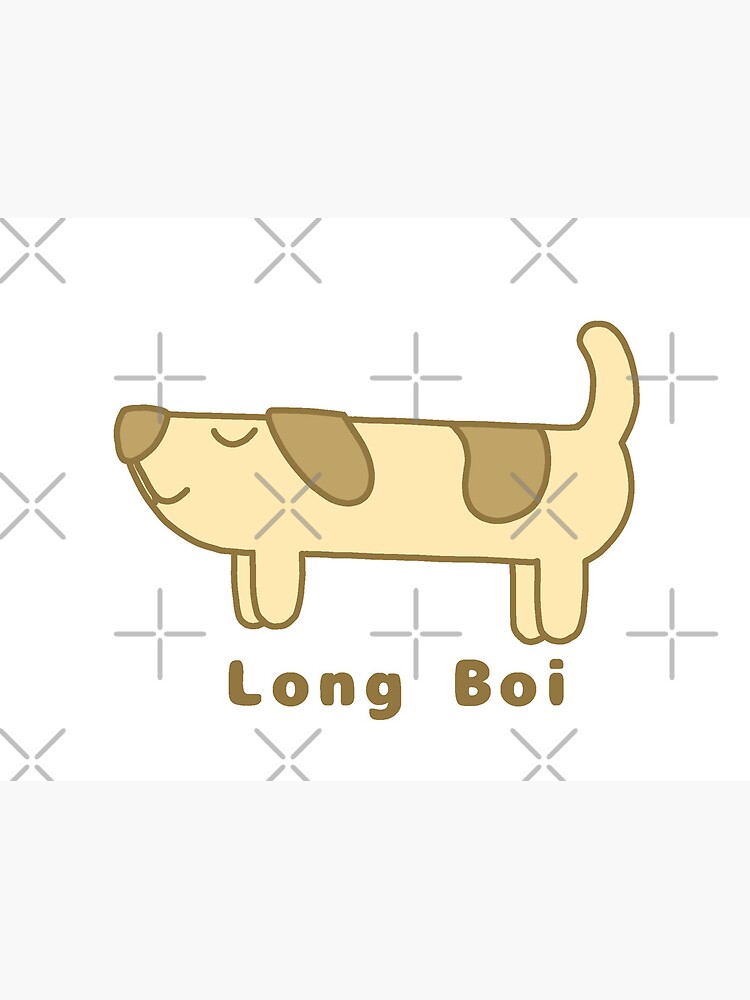 "Bluey Long Dog Yellow" Photographic Print for Sale by Cryptid-Crafter ...