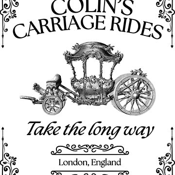 "Colin bridgerton carriage 1" Sticker by Leyzel | Redbubble