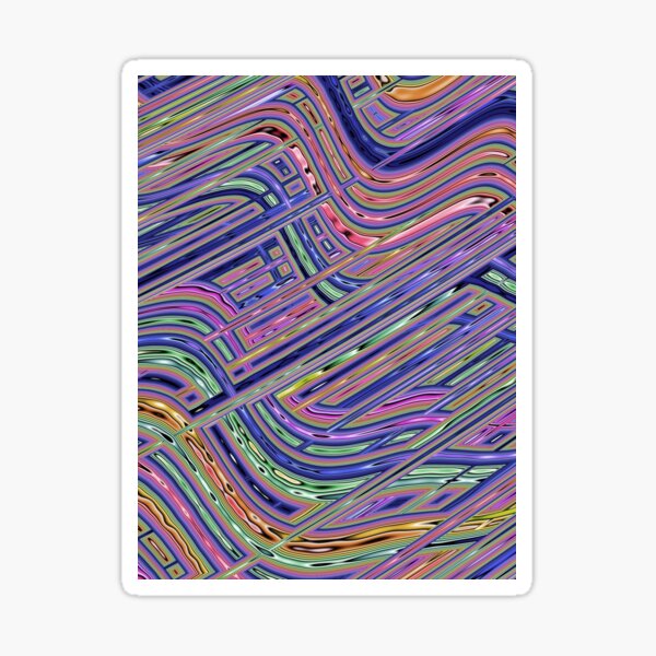 "Circuit" Sticker by JohnE | Redbubble