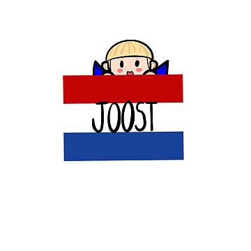 "Netherlands flag with Joost" Sticker for Sale by Isalotoflove | Redbubble