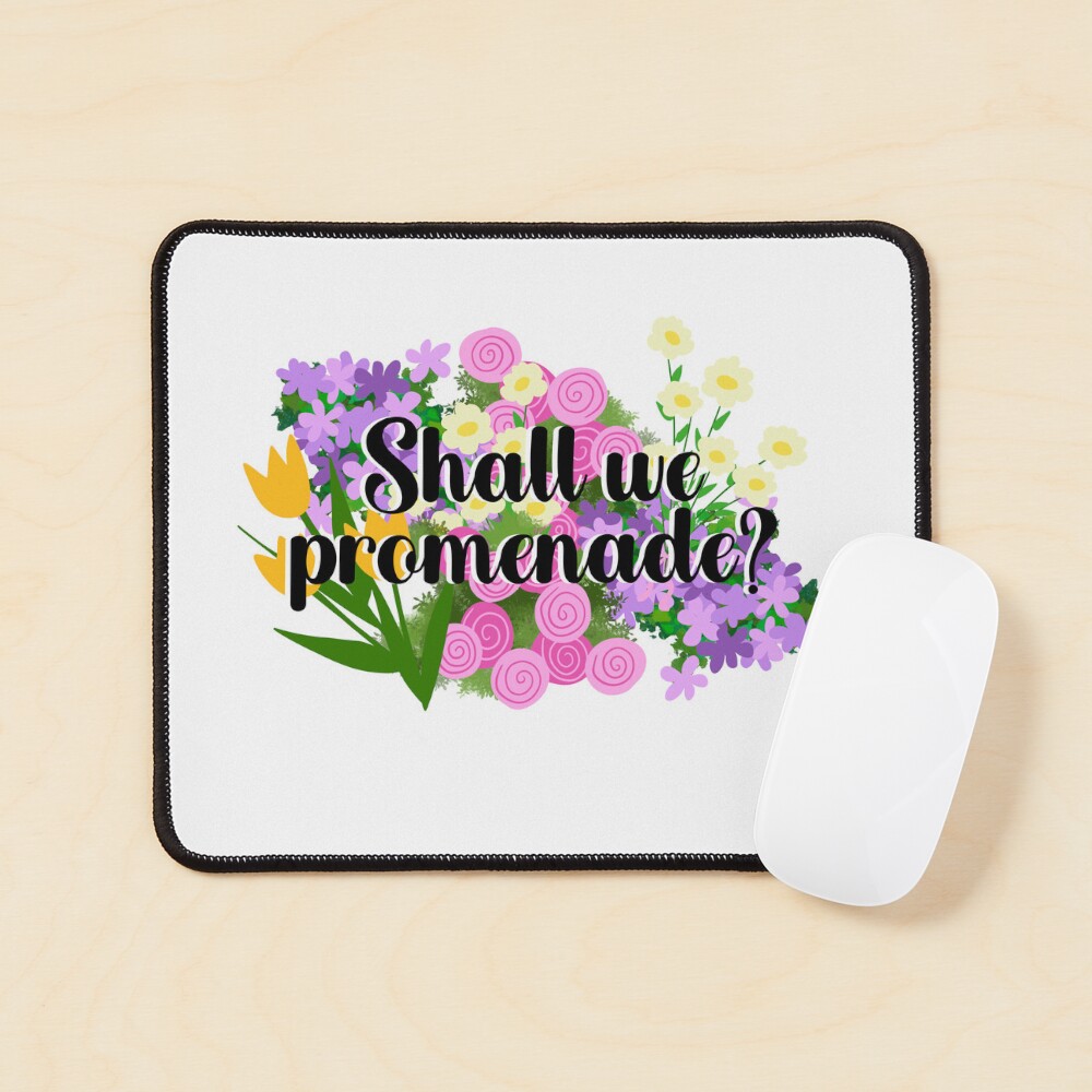 "Bridgerton Quote - Shall We Promenade?" Sticker for Sale by jekel1hr ...