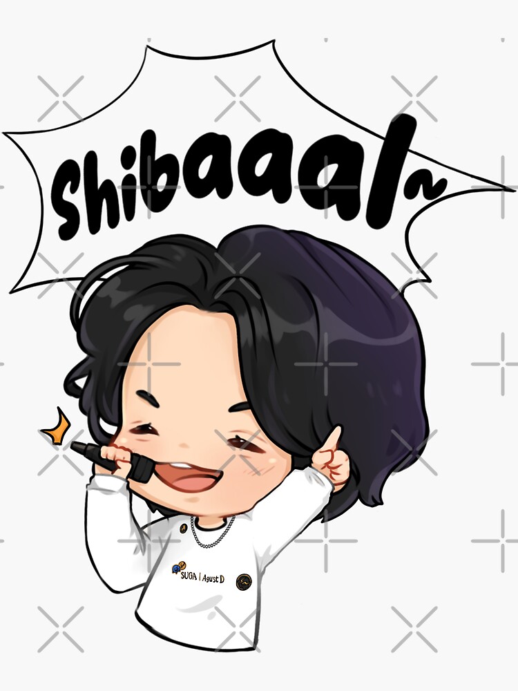 "Yoongi Shibal | Suga AgustD" Sticker for Sale by HobiHearteu | Redbubble