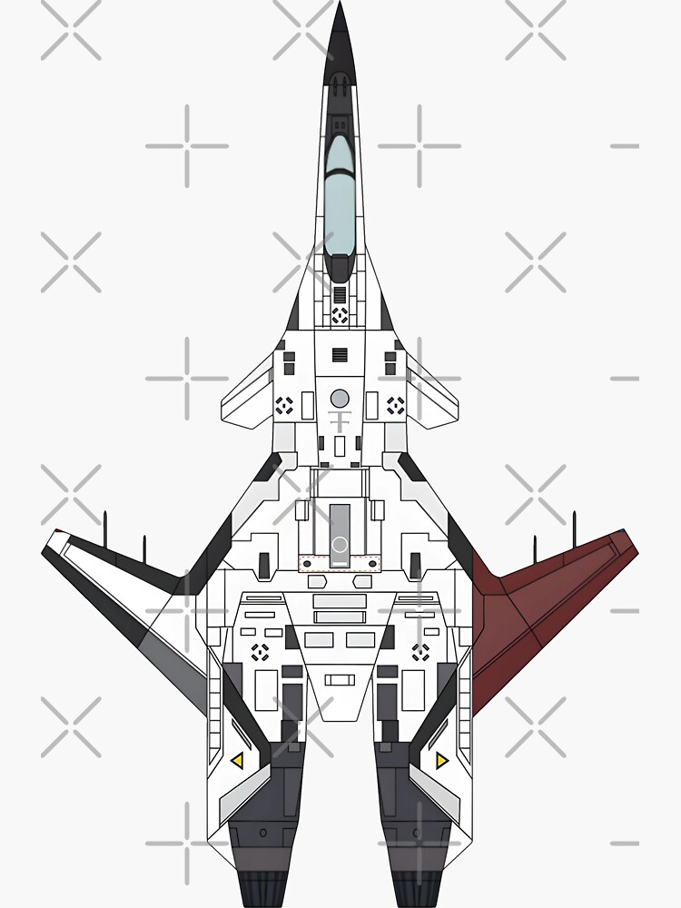 "Ace Combat ADFX-02 Morgan" Sticker for Sale by StreetArtiist | Redbubble
