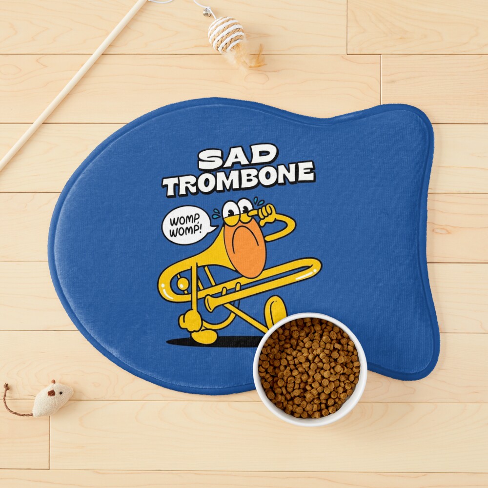 "WOMP WOMP - The sound of a sad trombone" Sticker for Sale by ...
