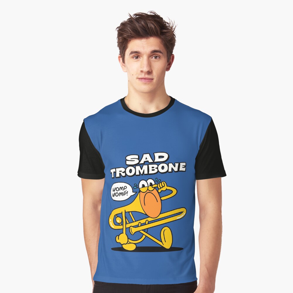 "WOMP WOMP - The sound of a sad trombone" Sticker for Sale by ...
