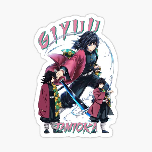 "Giyu Tomioka - Kimetsu no Yaiba " Sticker for Sale by colimoarty ...