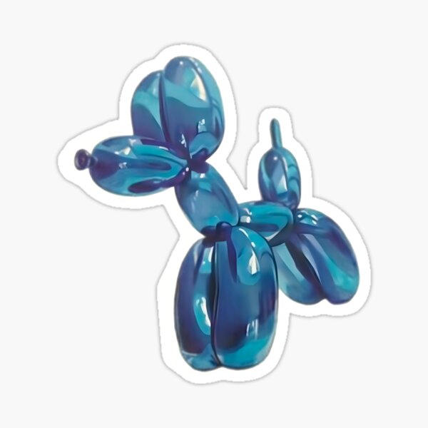 "balloon dog" Sticker by MARIA SAVIN | Redbubble