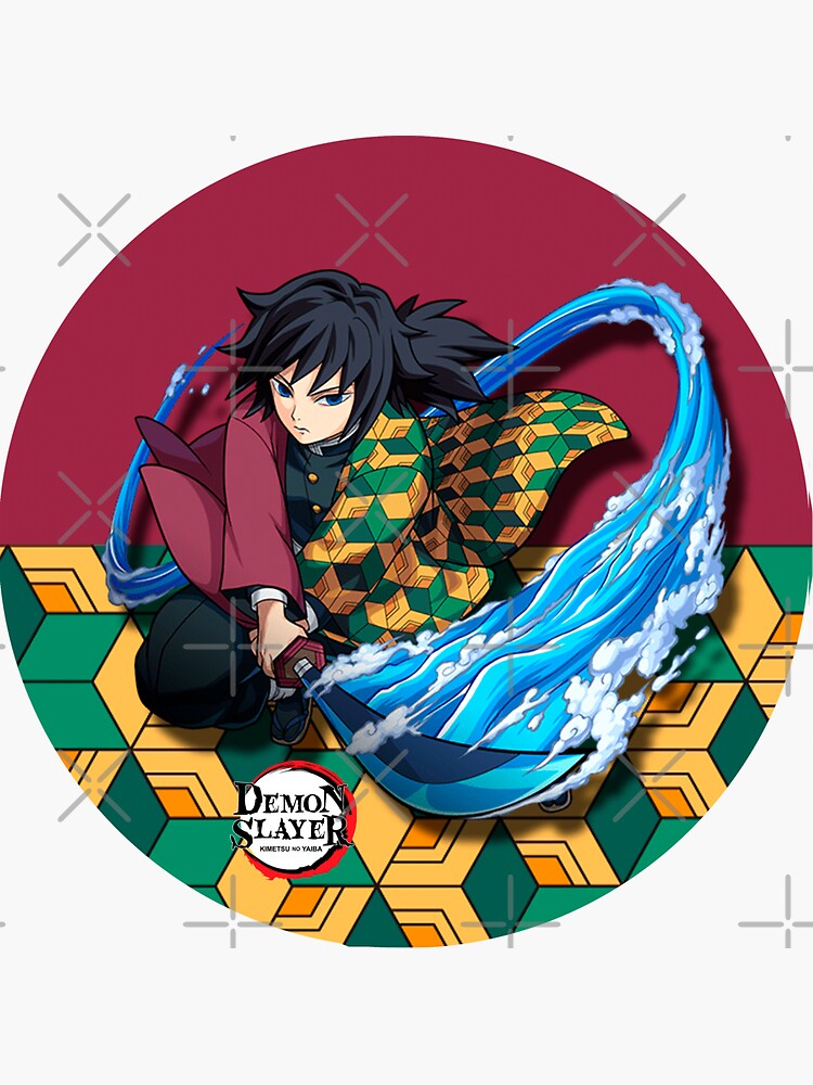 "Giyu Tomioka - Kimetsu no Yaiba " Sticker for Sale by colimoarty ...