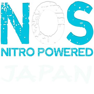 "NOS - Nitro Powered Japan" Sticker for Sale by Versengold | Redbubble