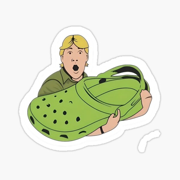 "Crocs" Sticker for Sale by QuipThreader | Redbubble