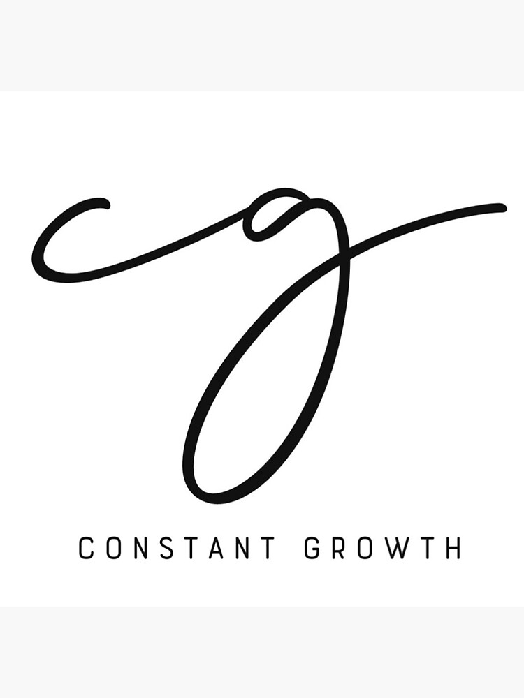"Constant Growth Logo" Sticker for Sale by ConstantGrowth | Redbubble