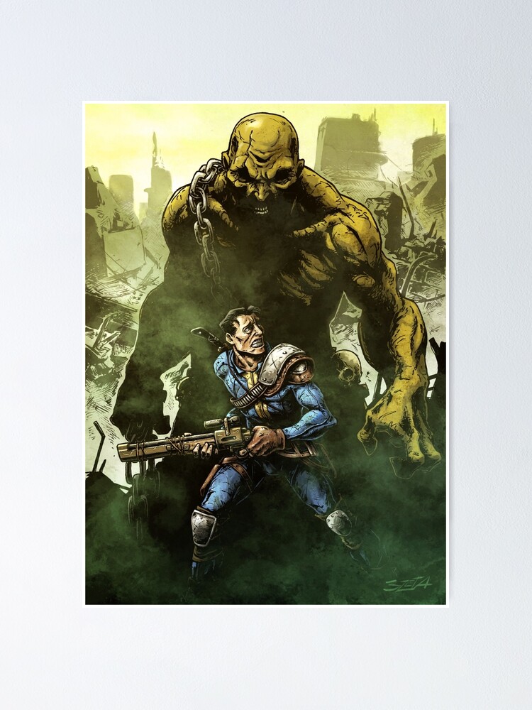 "Fallout Behemoth Fan Art Poster" Poster by DigiArtyst | Redbubble