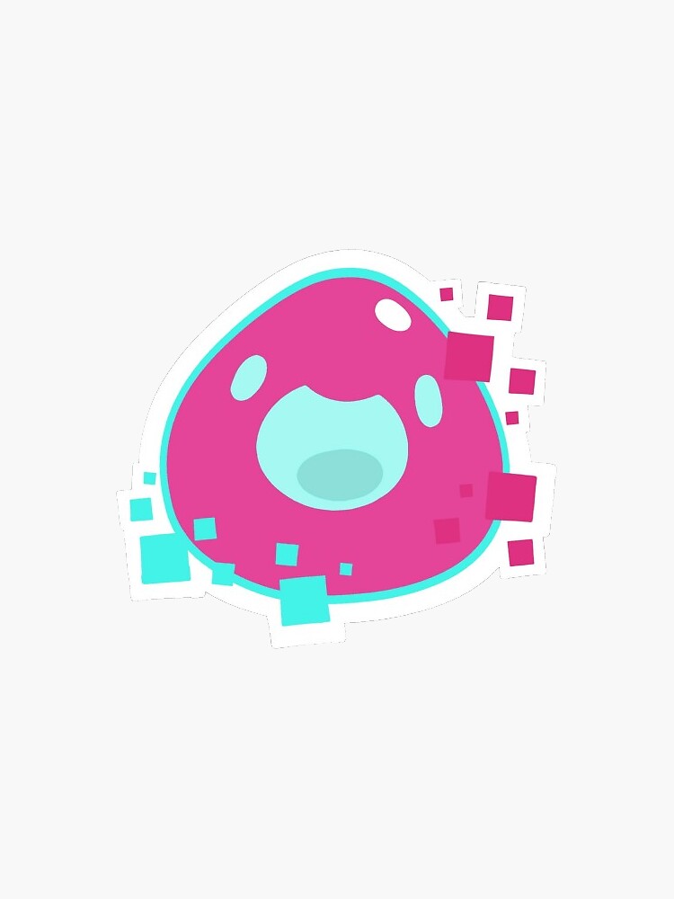 "Glitch Slime from Slime Rancher" Sticker for Sale by RosingTeaPebble | Redbubble