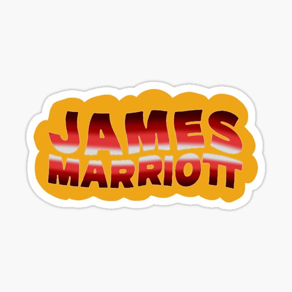 "James Marriott logo" Sticker for Sale by fangirls-lecter | Redbubble