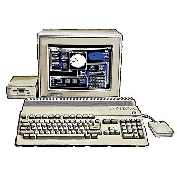 "Vintage Computers Collection - Amiga 500" Sticker for Sale by ...