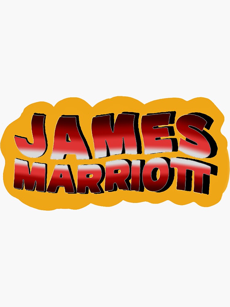 "James Marriott logo awty" Sticker for Sale by fangirls-lecter | Redbubble