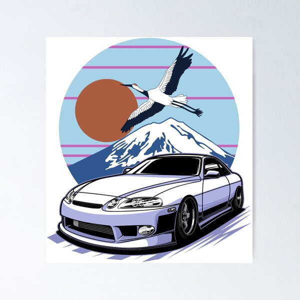 "Toyota Soarer Lexus SC400 SC300" Poster for Sale by shakotan | Redbubble