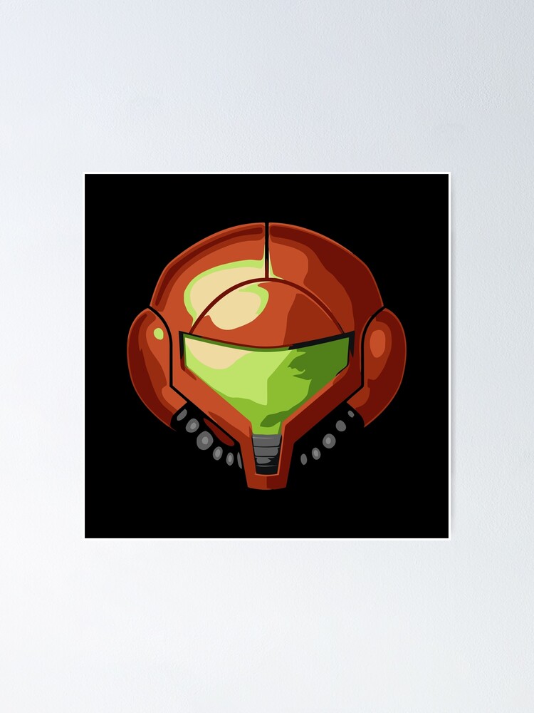 "Samus Helmet" Poster for Sale by MillsLayne | Redbubble