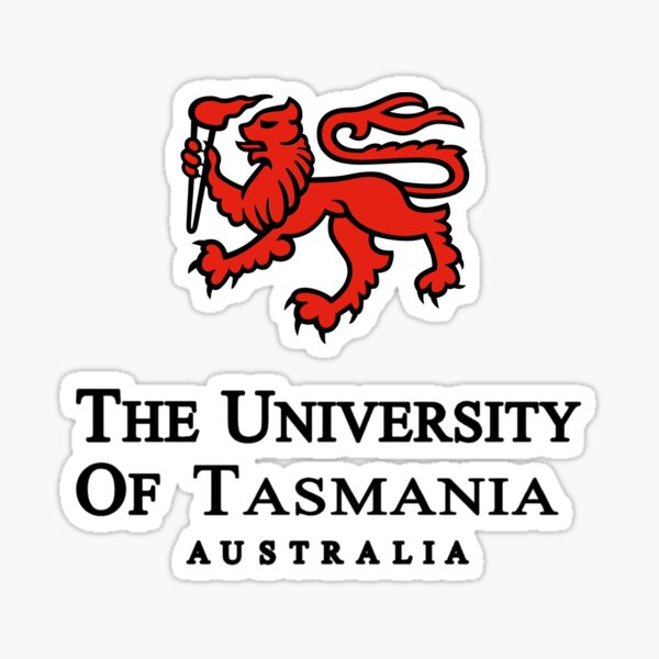 "The University Of Tasmania" Sticker for Sale by theRabbitKnife | Redbubble