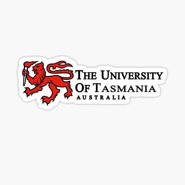 "The University Of Tasmania" Sticker for Sale by theRabbitKnife | Redbubble