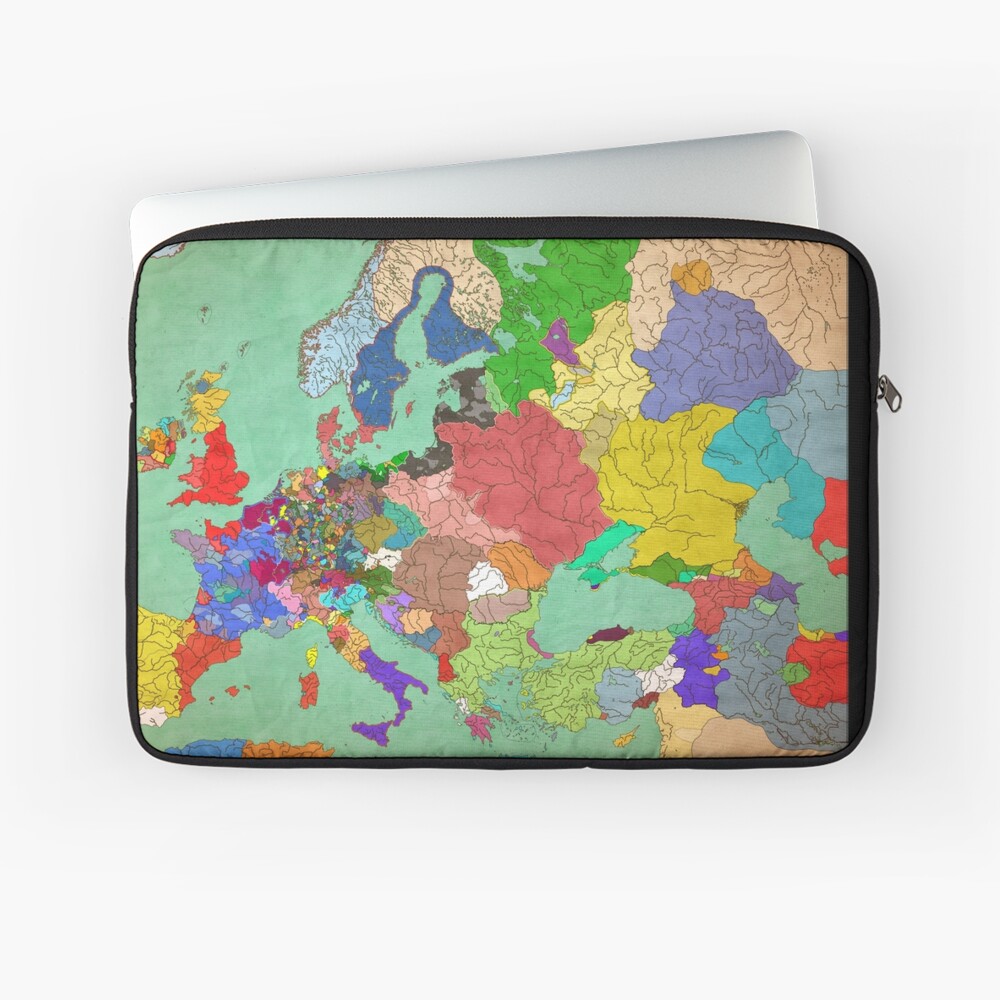 "Map of Europe and the Middle East in 1444 (Unlabeled/Political ...