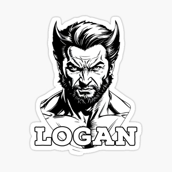 "Logan X-men" Sticker for Sale by apexrodex | Redbubble