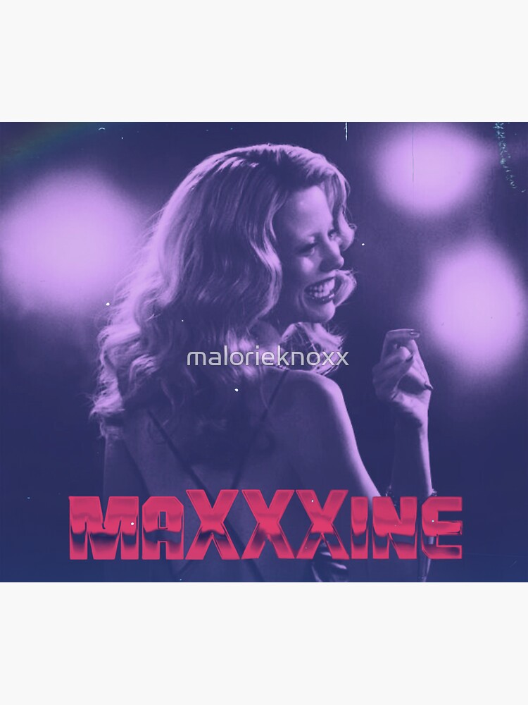 "Maxxxine" Sticker by malorieknoxx | Redbubble