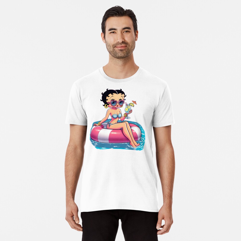"Betty Boop at the Pool" Sticker for Sale by sdnative619 | Redbubble
