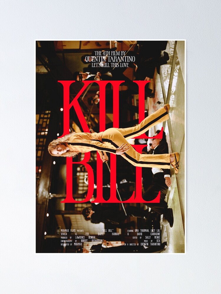 "Kill Bill Aesthetic Design Poster" Poster by Studio RTN | Redbubble