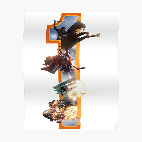 "BF1 Battlefield 1" Poster for Sale by LOJAFPS | Redbubble