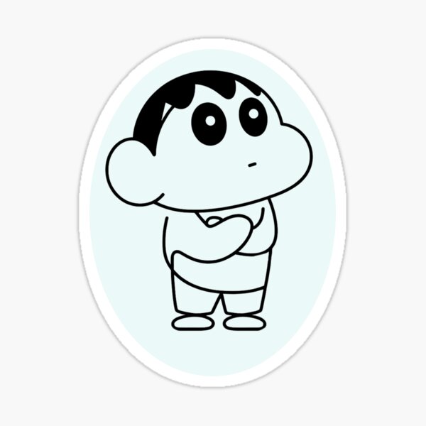 "Shin Chan Anime Minimalist Retro Sticker" Sticker by EsenciaPura ...