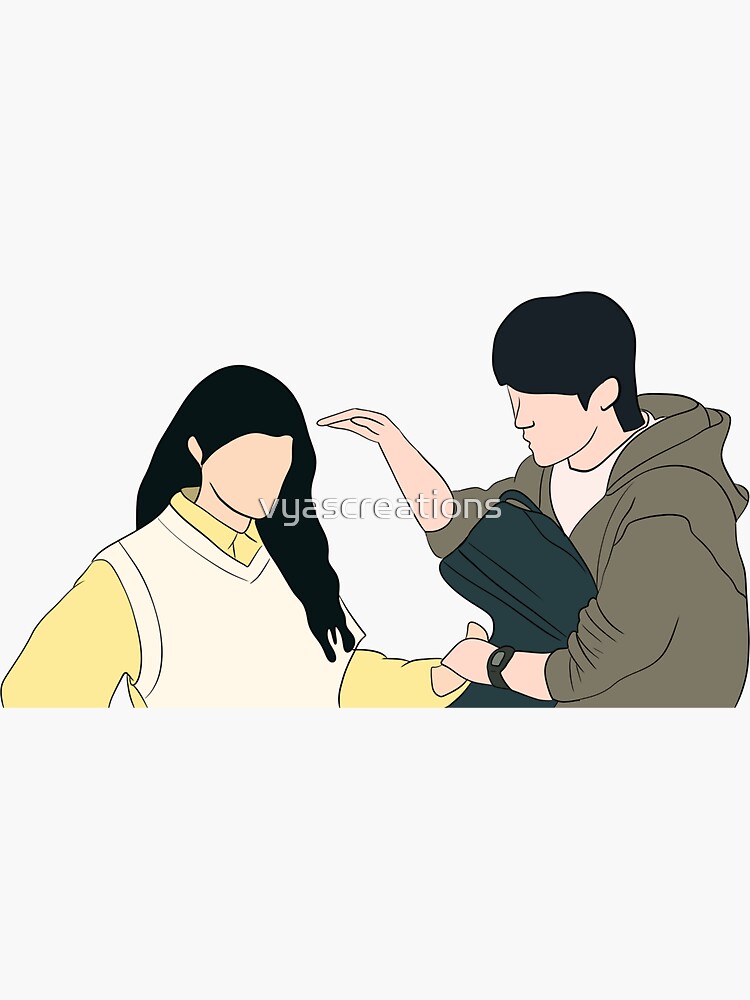 "Lovely runner kdrama" Sticker for Sale by vyascreations | Redbubble