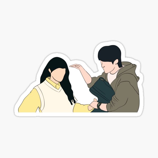 "Lovely runner kdrama" Sticker for Sale by vyascreations | Redbubble