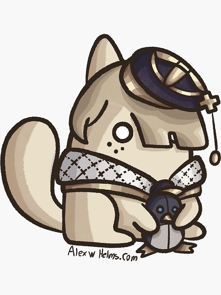 "Genshin Impact Cats - Freminet" Sticker for Sale by AlexWrightHelms ...