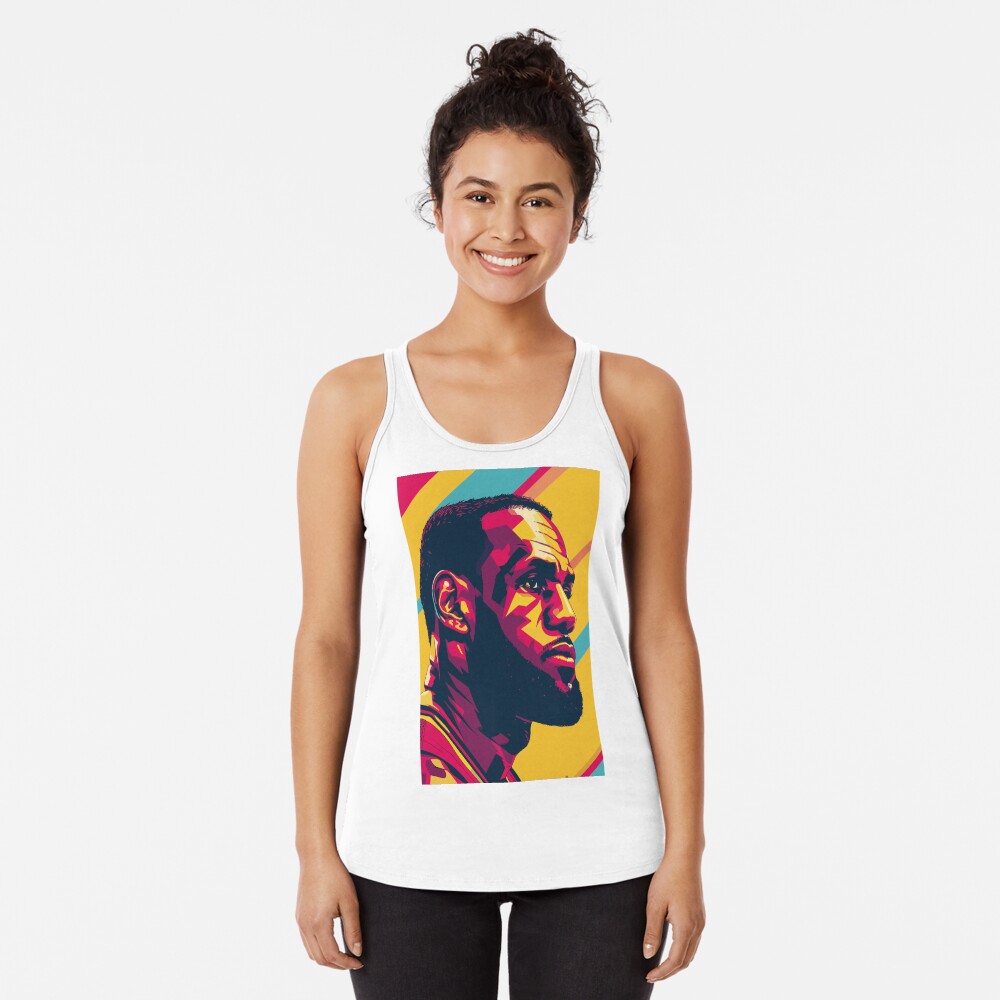 "King Lebron James Poster Illustration" Sticker for Sale by Gregory ...